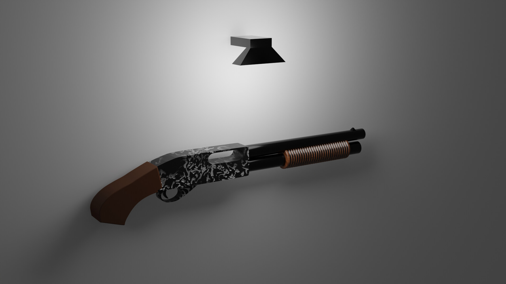 ArtStation - 3D Shotgun Design with Blender