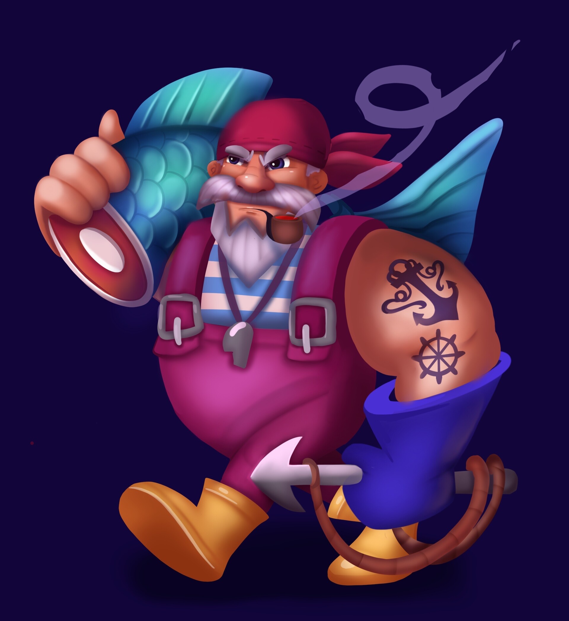 ArtStation - Character design seaman