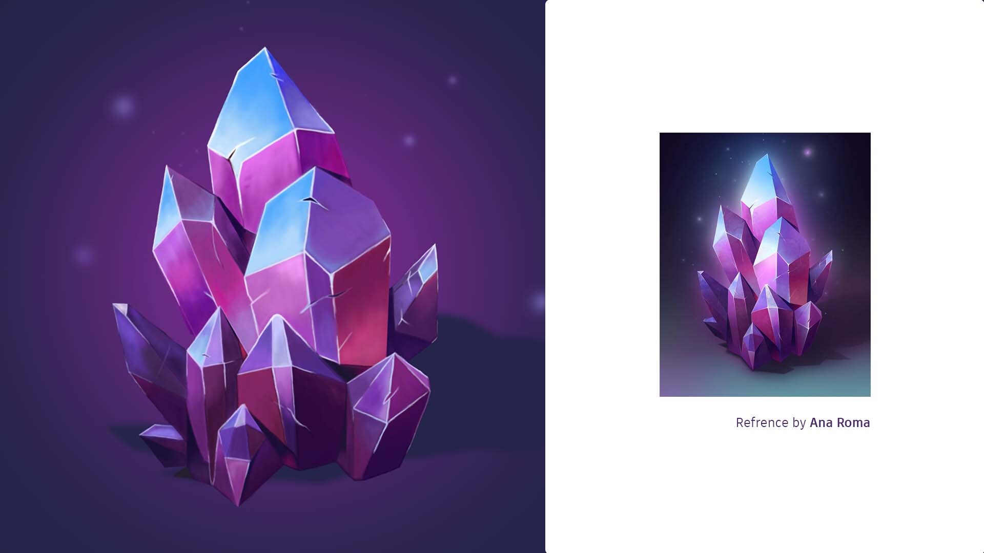 ArtStation - Crystal_Material_study