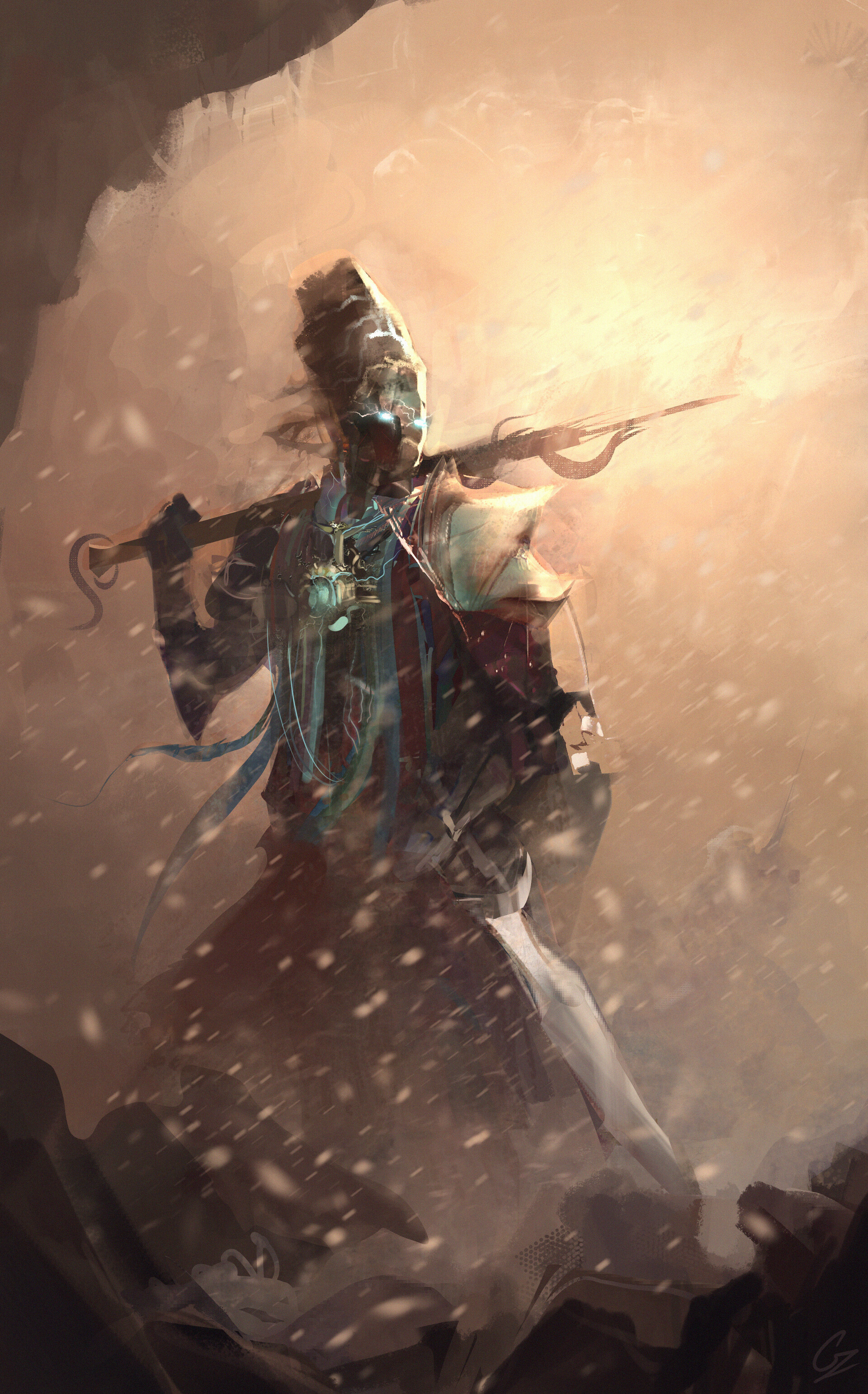 ArtStation - A Sandman, Priest of The Desert