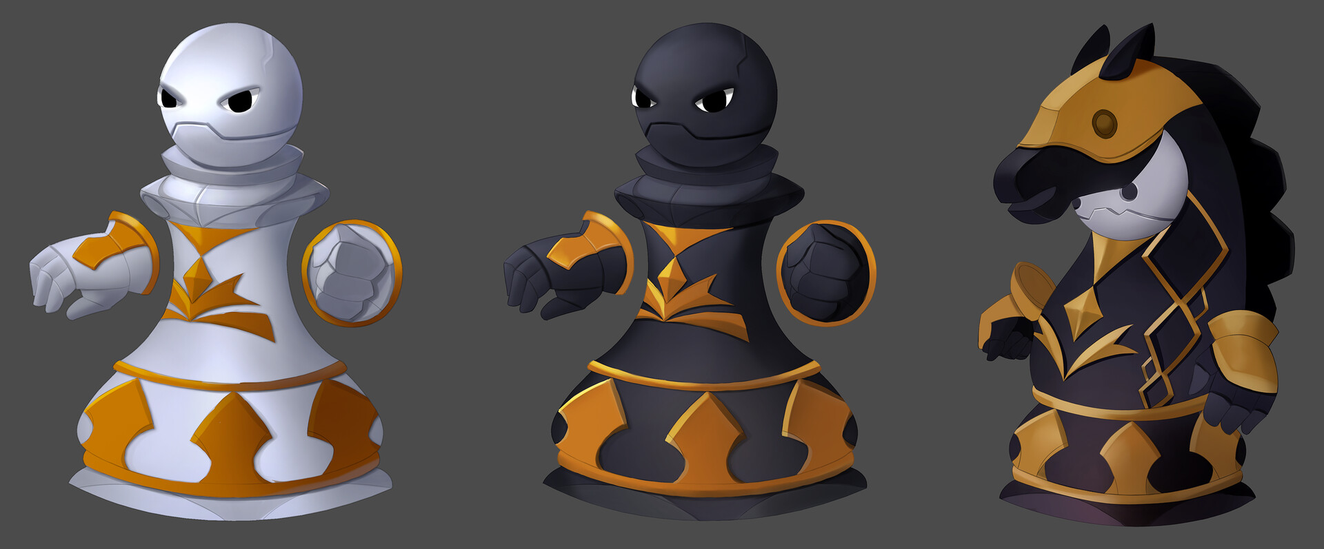 ArtStation - SD puzzle game Monster design