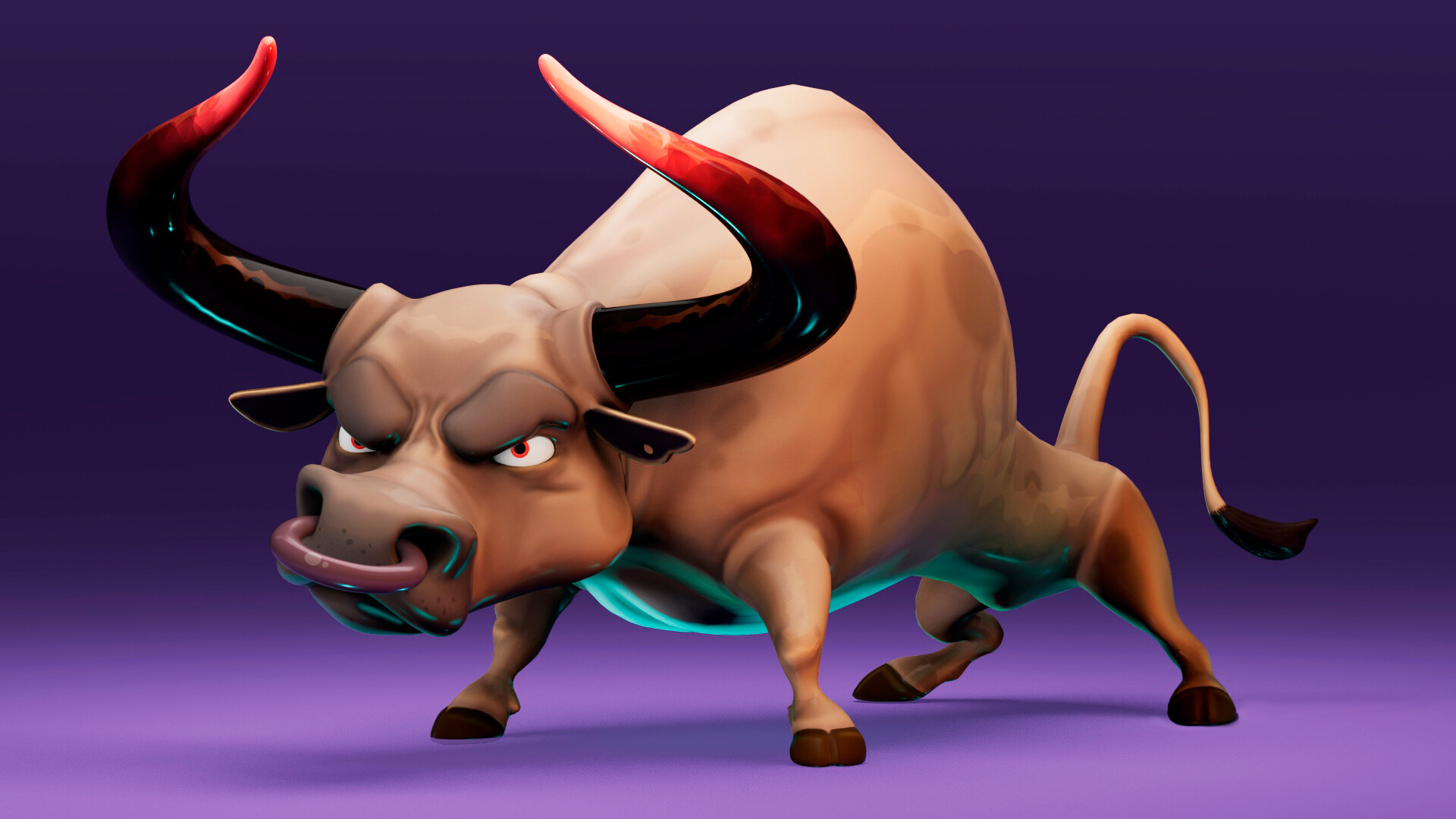 ArtStation - Bull for Animation