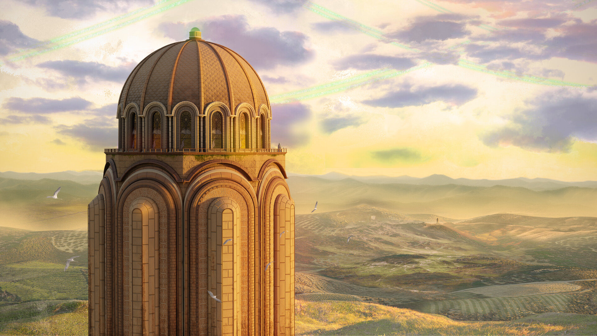 ArtStation - Venusian Solar Temple