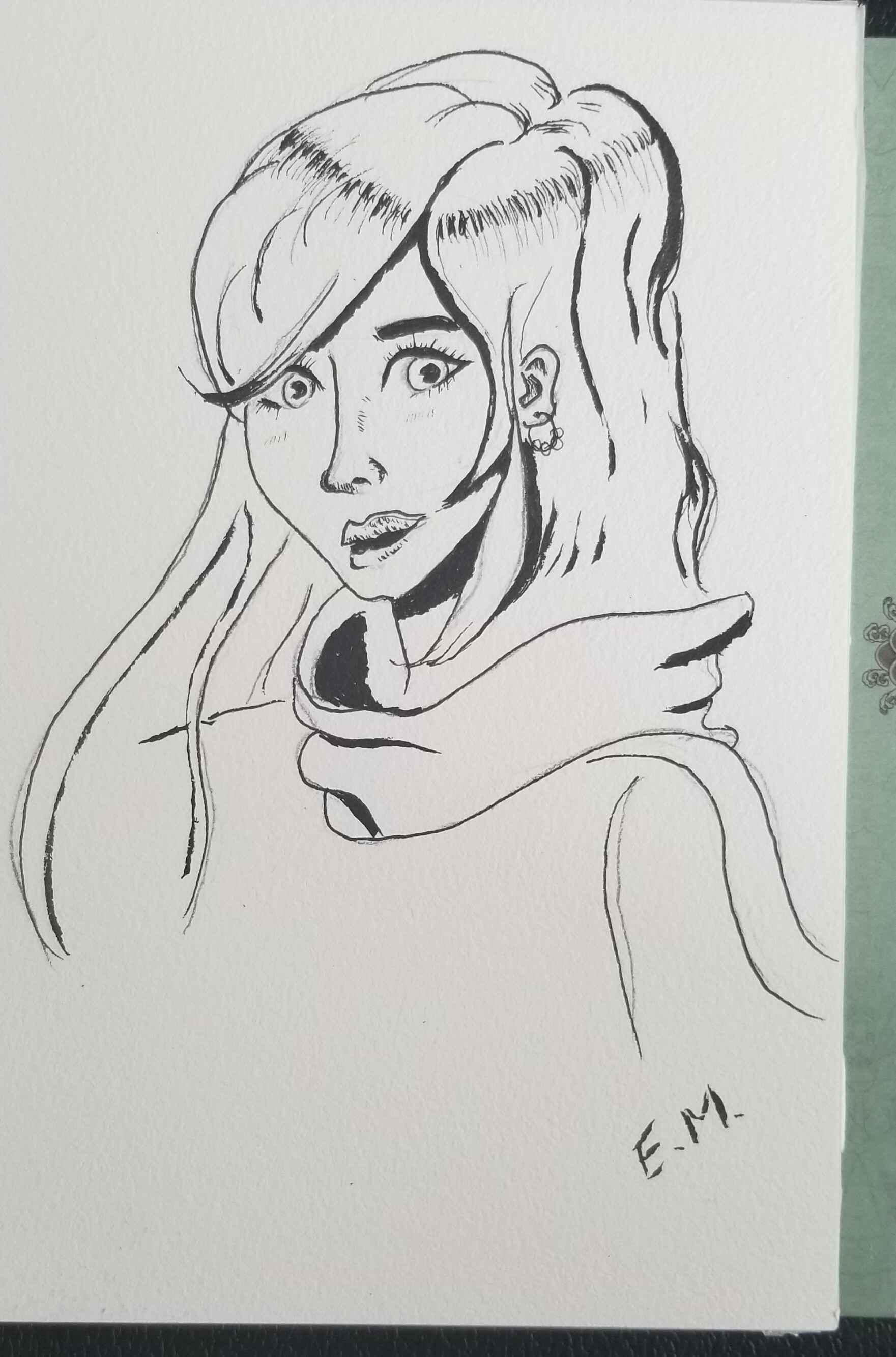 ArtStation - ink art Manga style