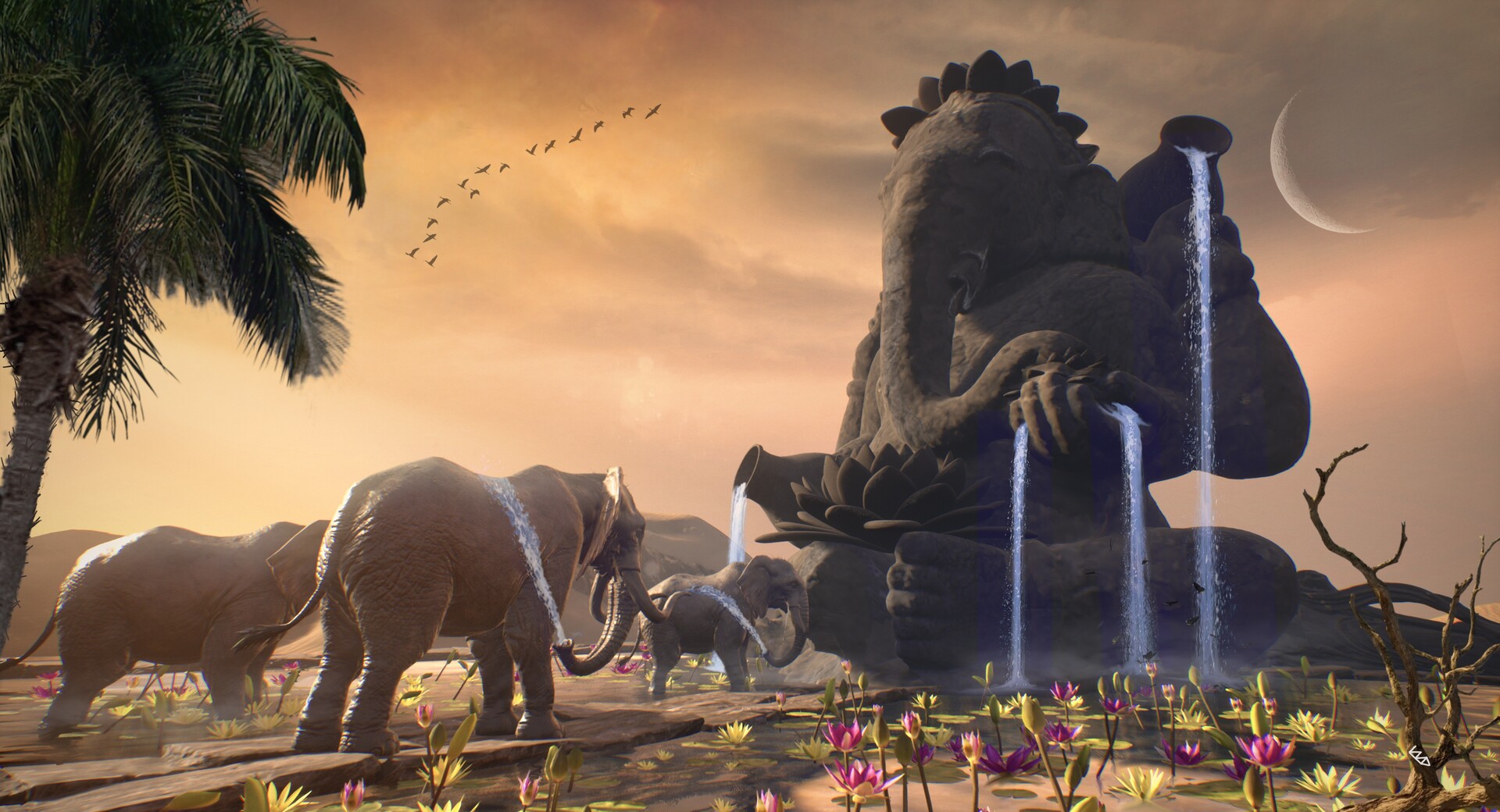 ArtStation - When animals ruled the world - daily artwork