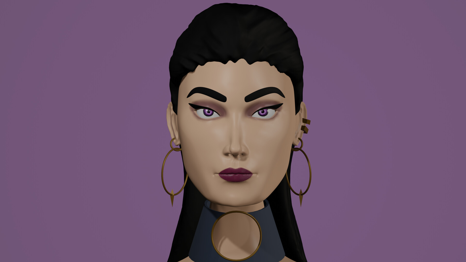 ArtStation - Blender head sculpt 02 - Reyna from Valorant