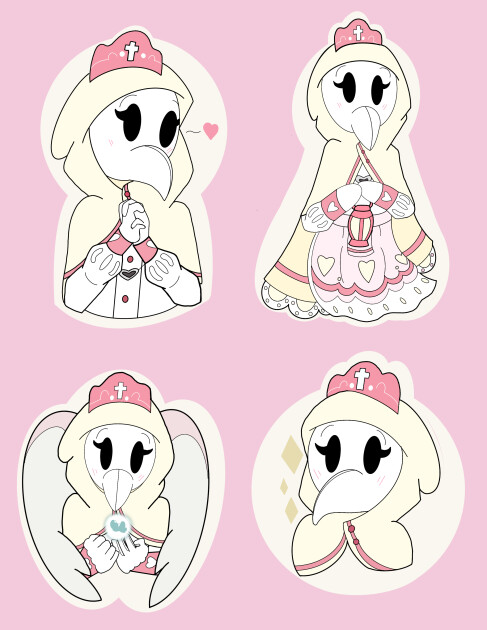 ArtStation - Maria sticker sheet