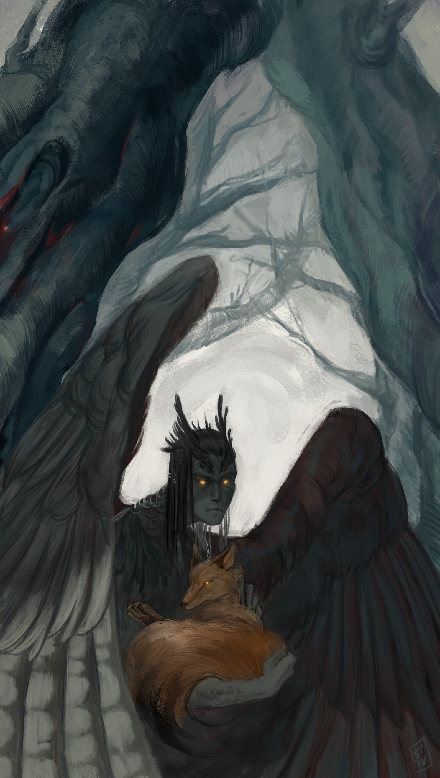 ArtStation - Two guardians of the Forest