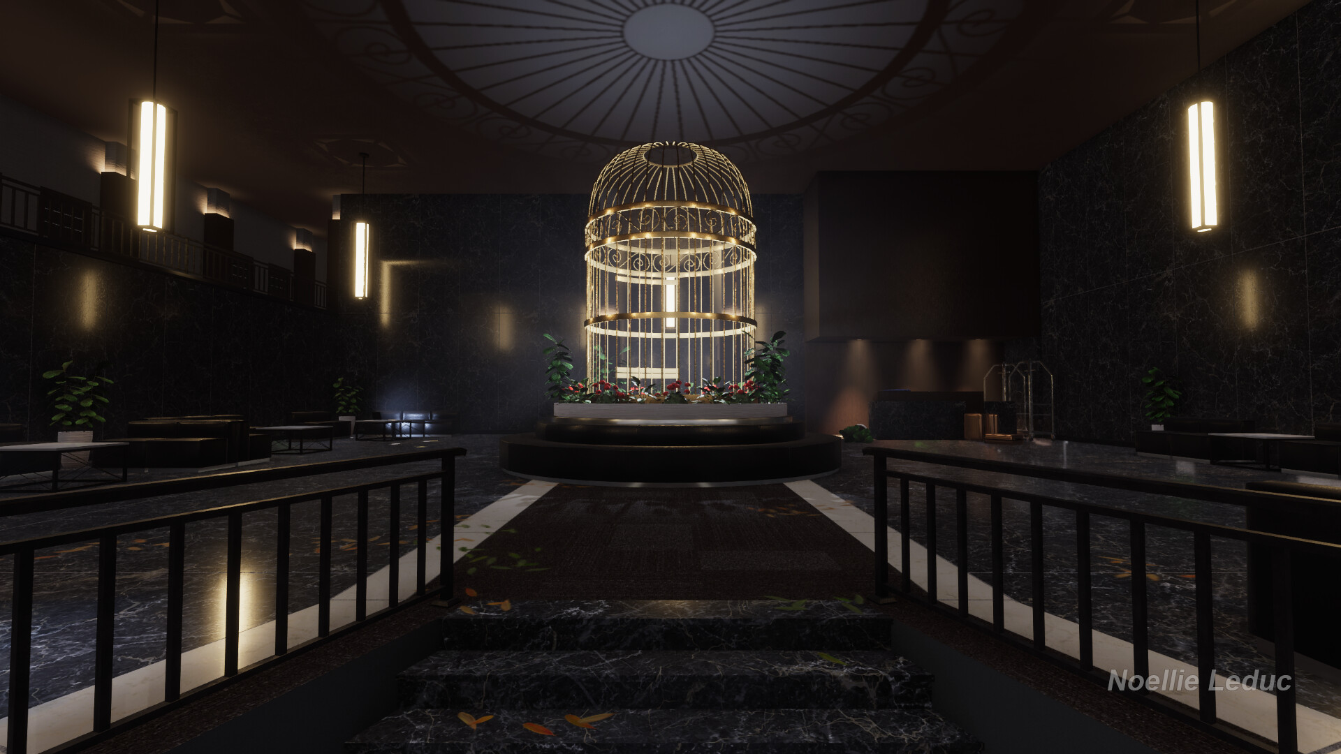 ArtStation - Hotel Lobby (Game)