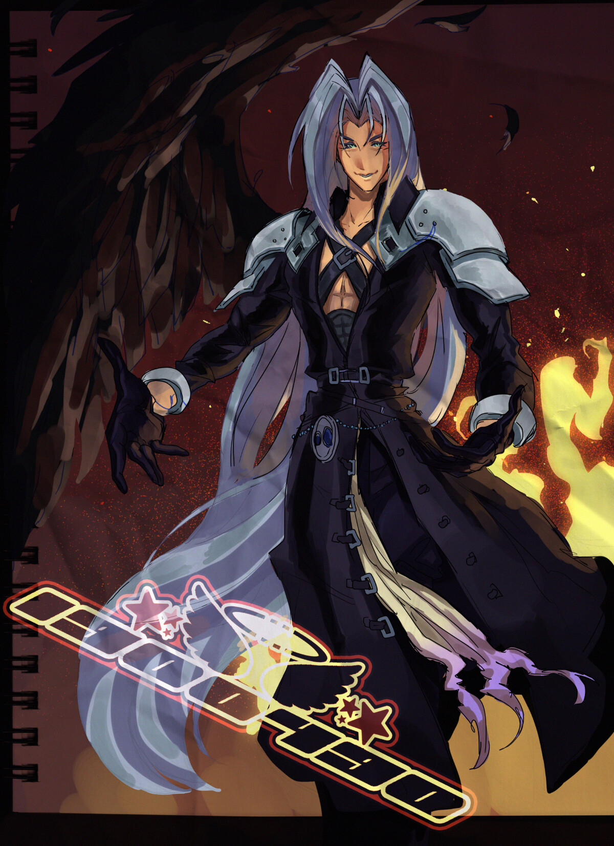 ArtStation - sephiroth sketch