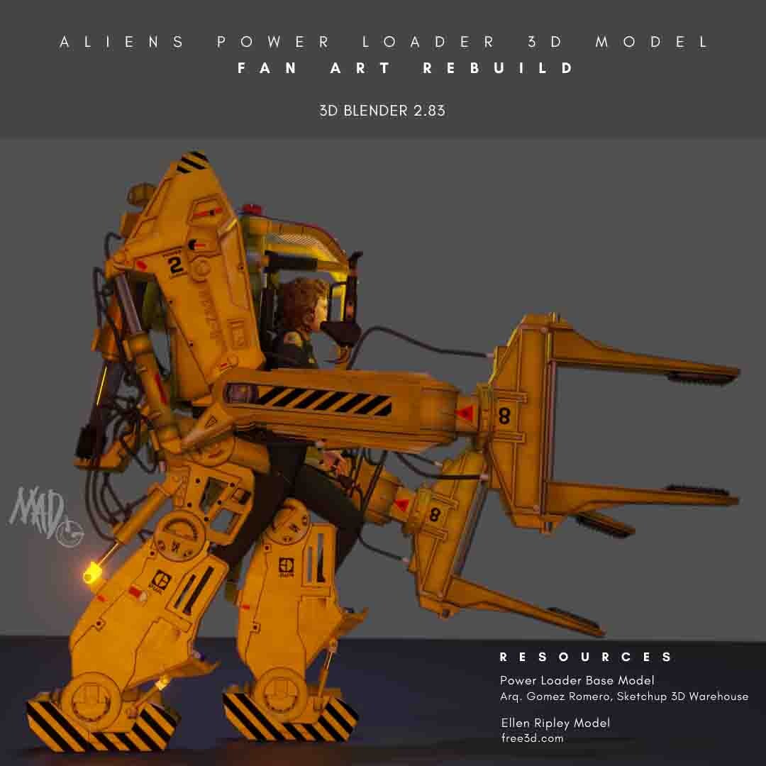 Mohd Azmi Dahalan - Alien Power Loader - Fan Clip