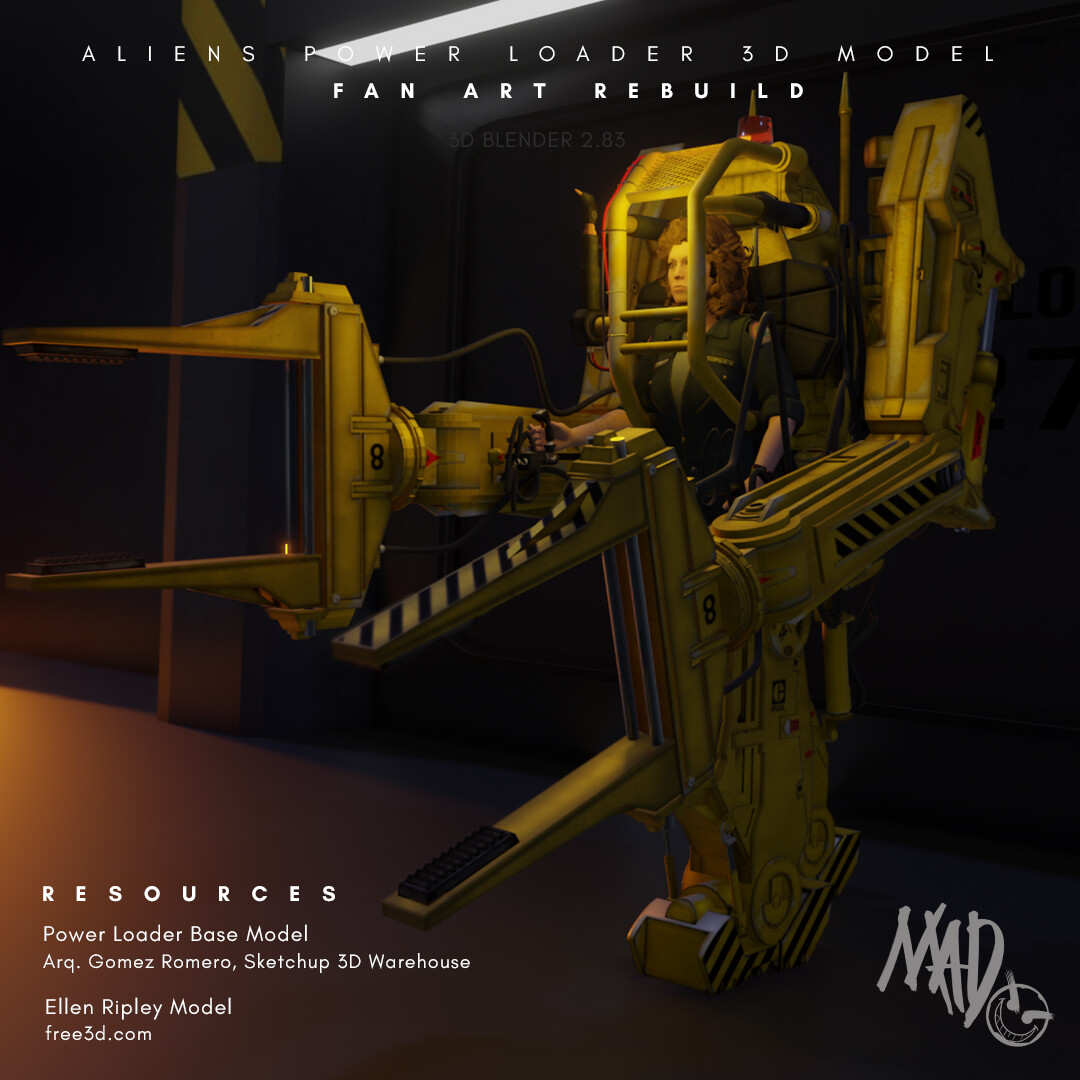 Mohd Azmi Dahalan - Alien Power Loader - Fan Clip