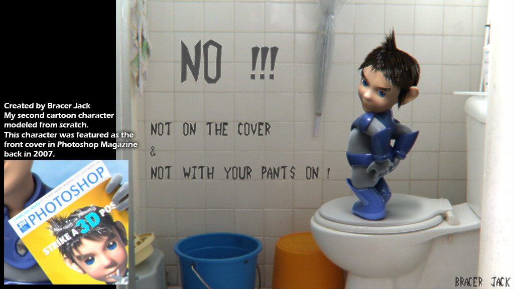 ArtStation - Cute Cartoon Character :: Awkward Pose