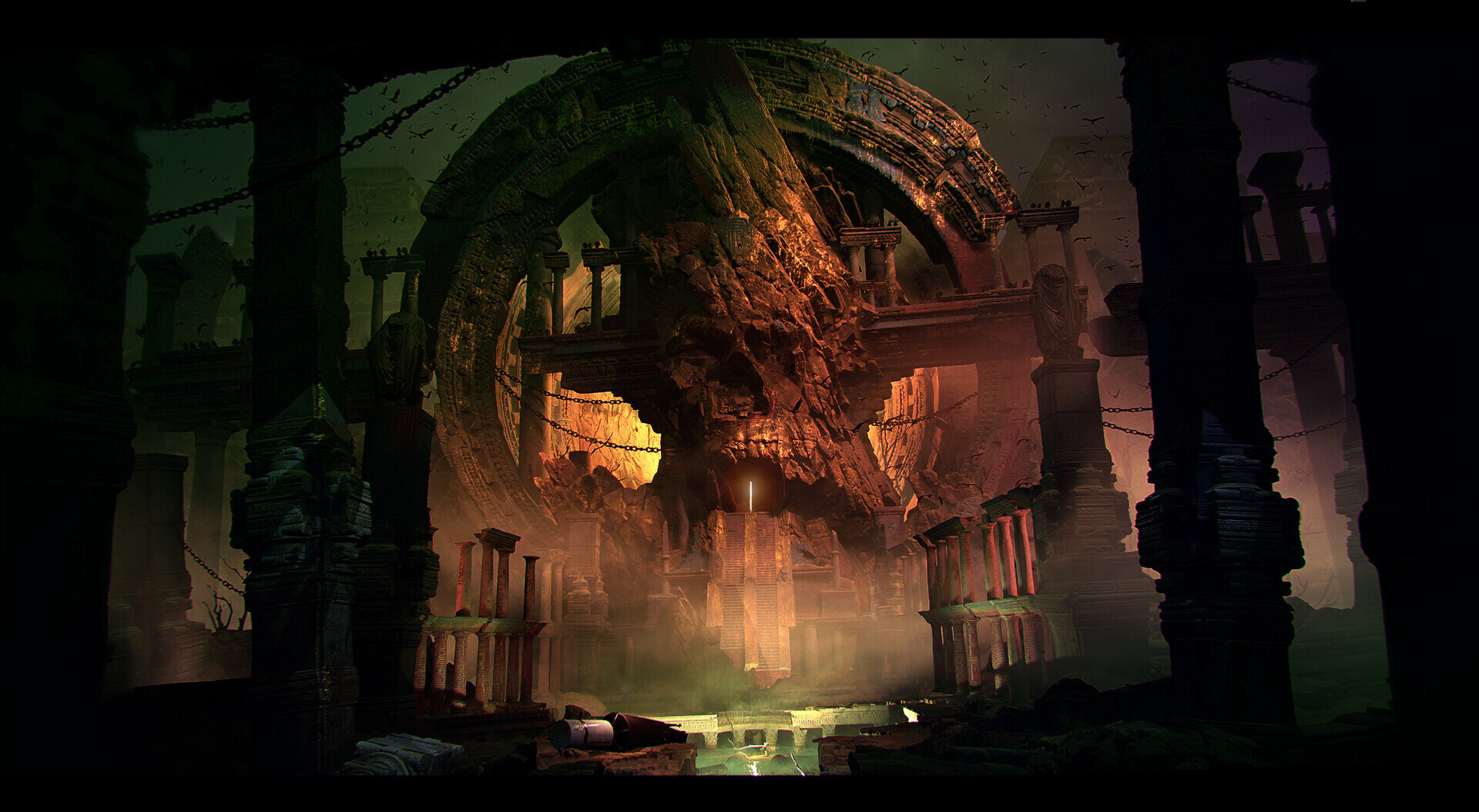 ArtStation - Desert Temple of Death