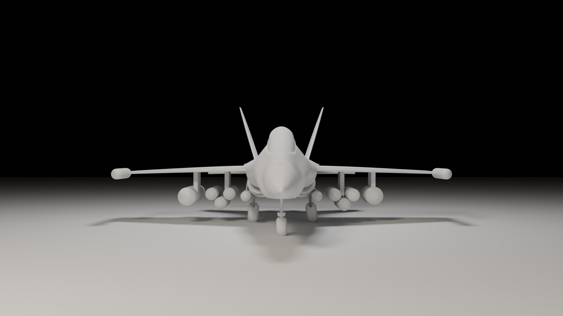 ArtStation - F-18 Low Poly Model