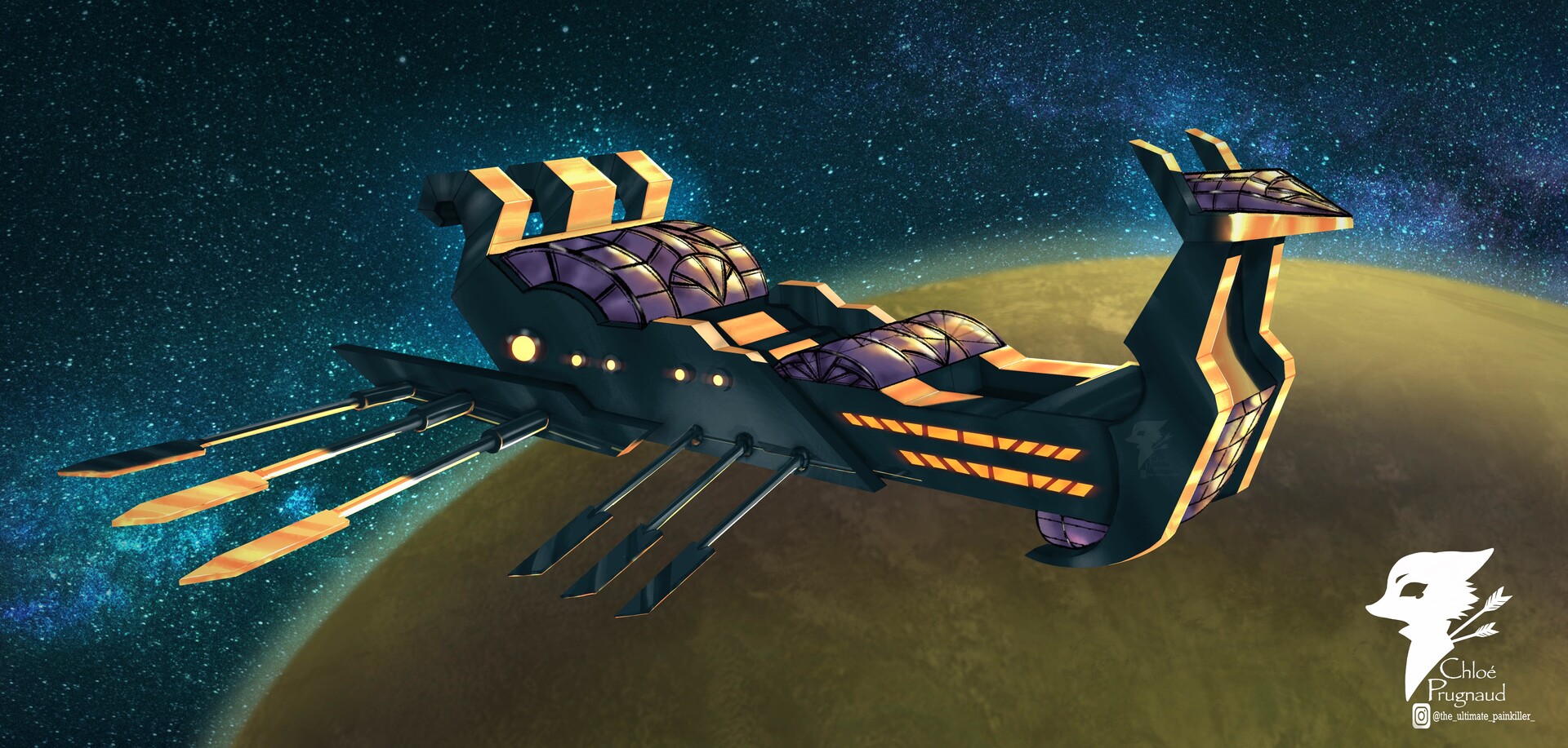 ArtStation - Viking spaceship