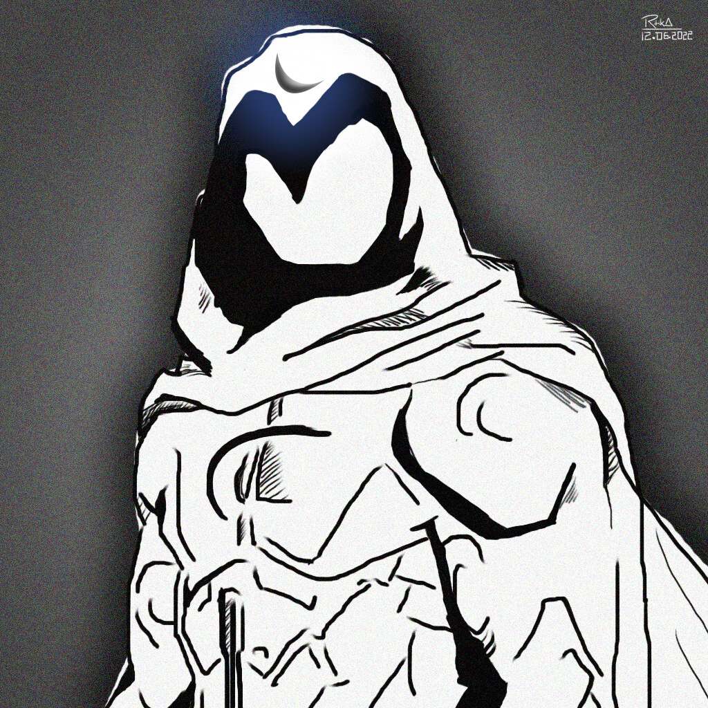 ArtStation - Moon Knight comic effect fan art