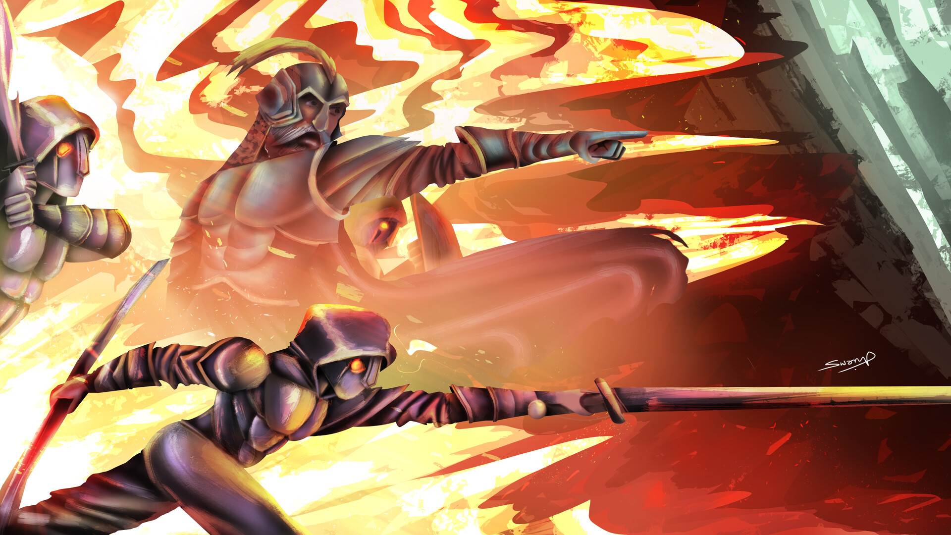 ArtStation - Knight war