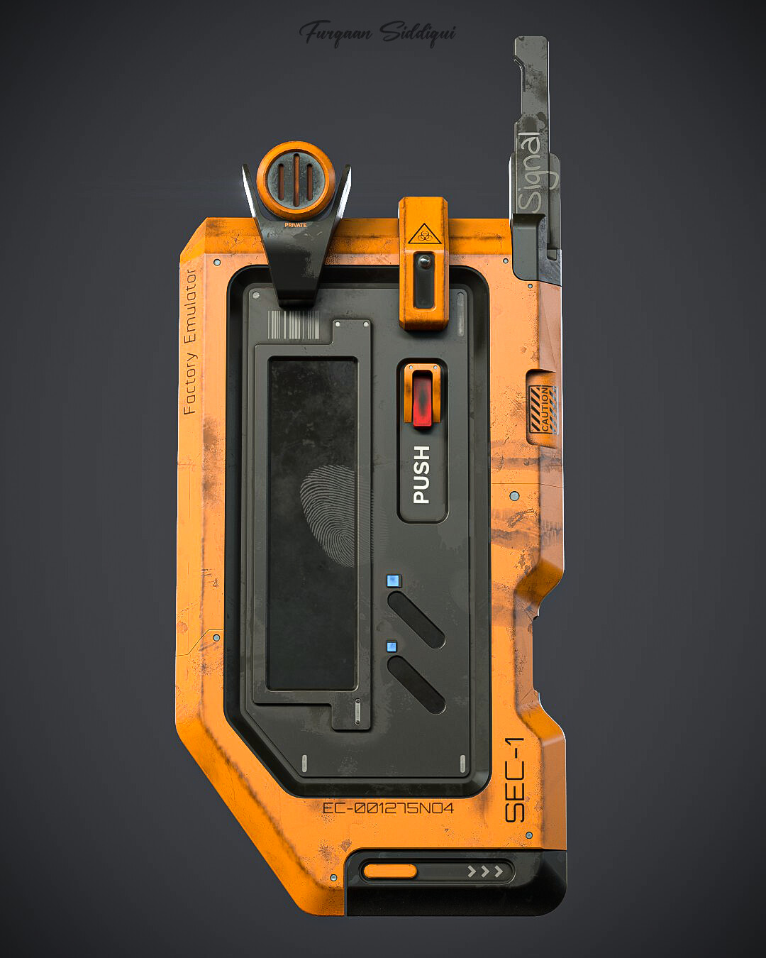 Furqaan siddiqui - Sci-fi Communication Device 01