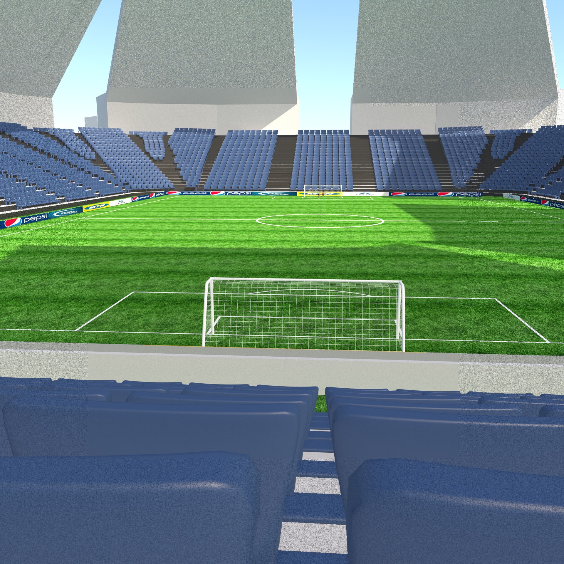 ArtStation - 3D Football field