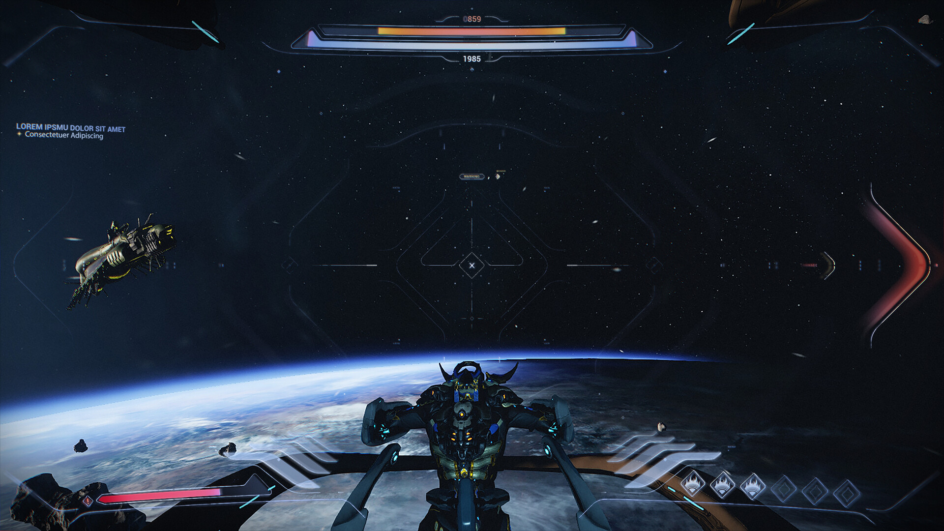 Studio Qube - Warframe - Various HUD & UI