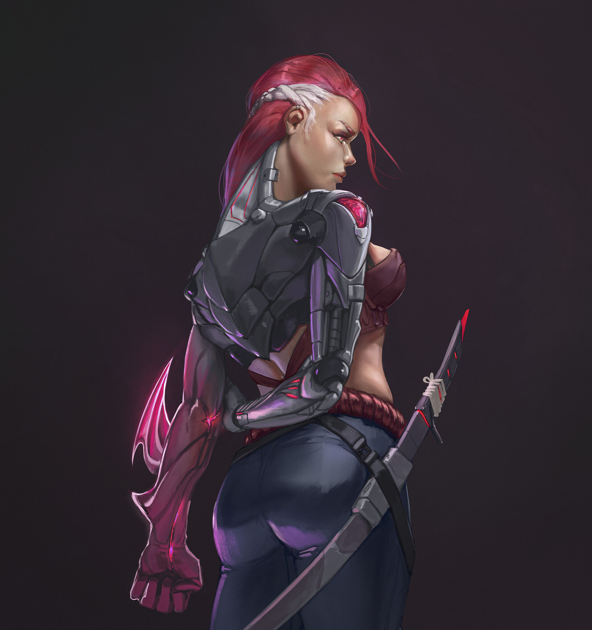 ArtStation - Cybergirl I - 2021