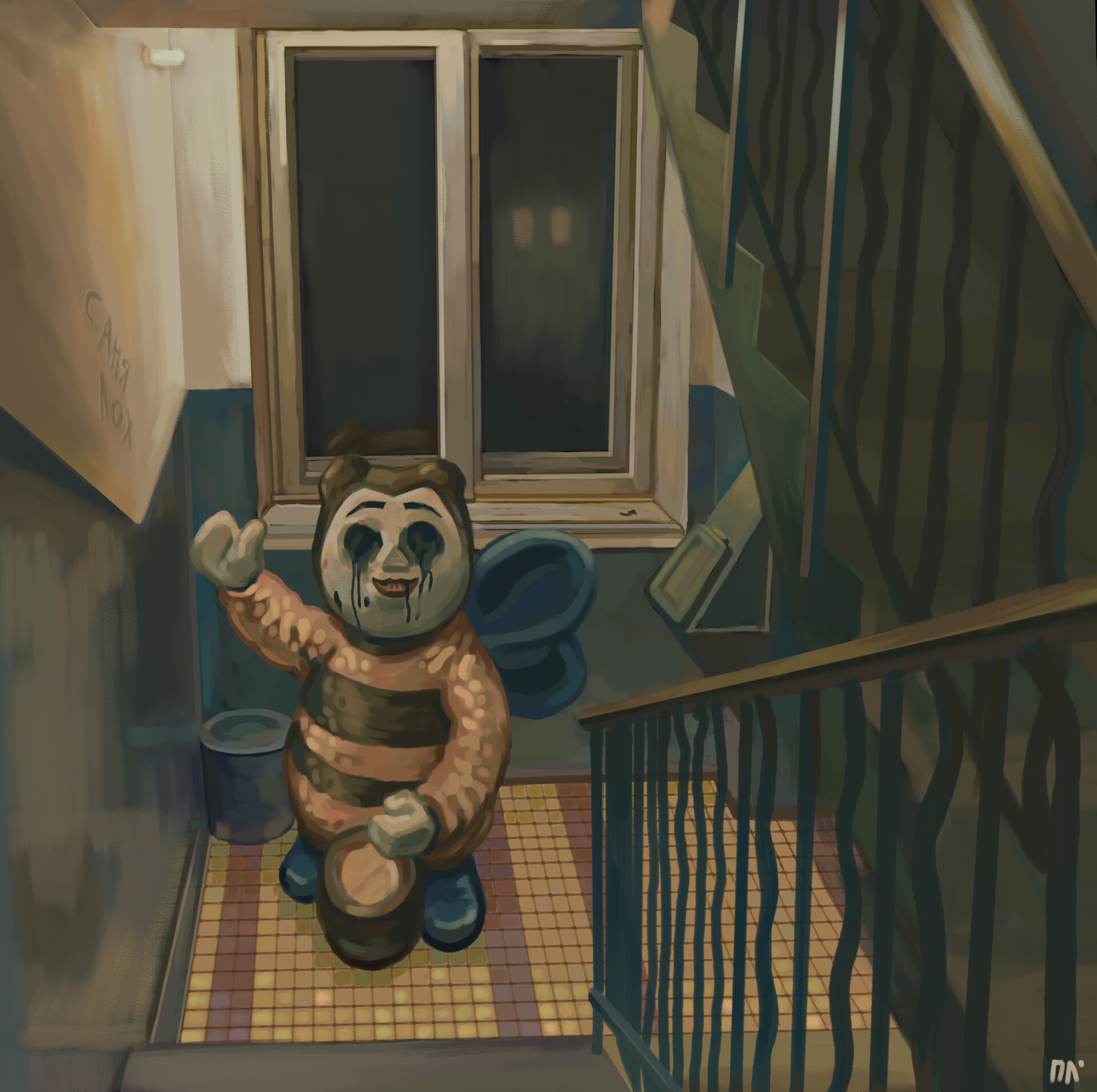 ArtStation - An uninvited guest on the landing