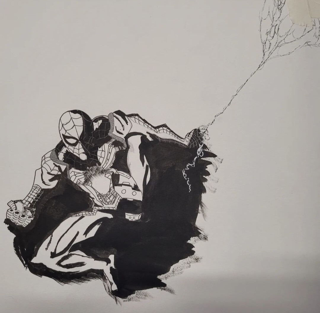 ArtStation - Spider-man Ink:.
