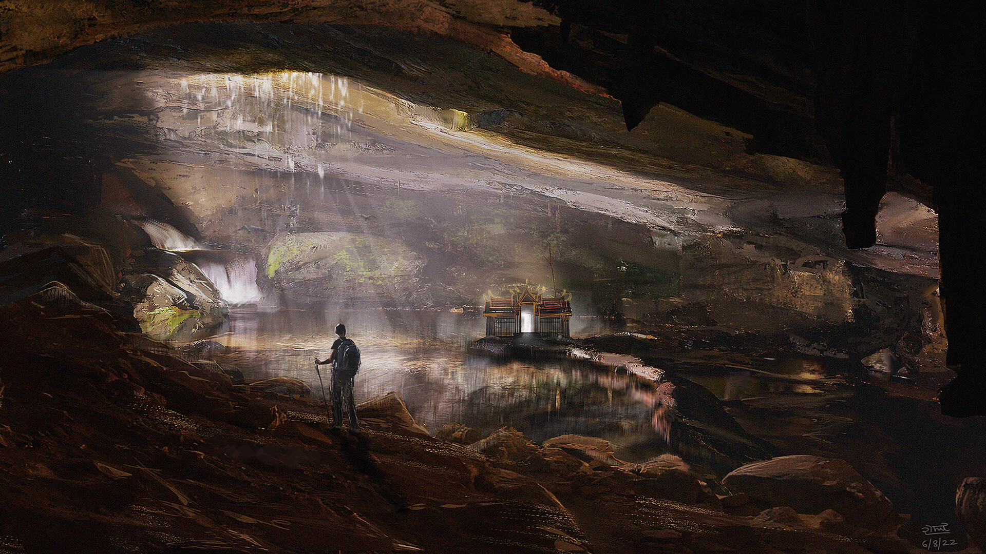 ArtStation - Cave Temple