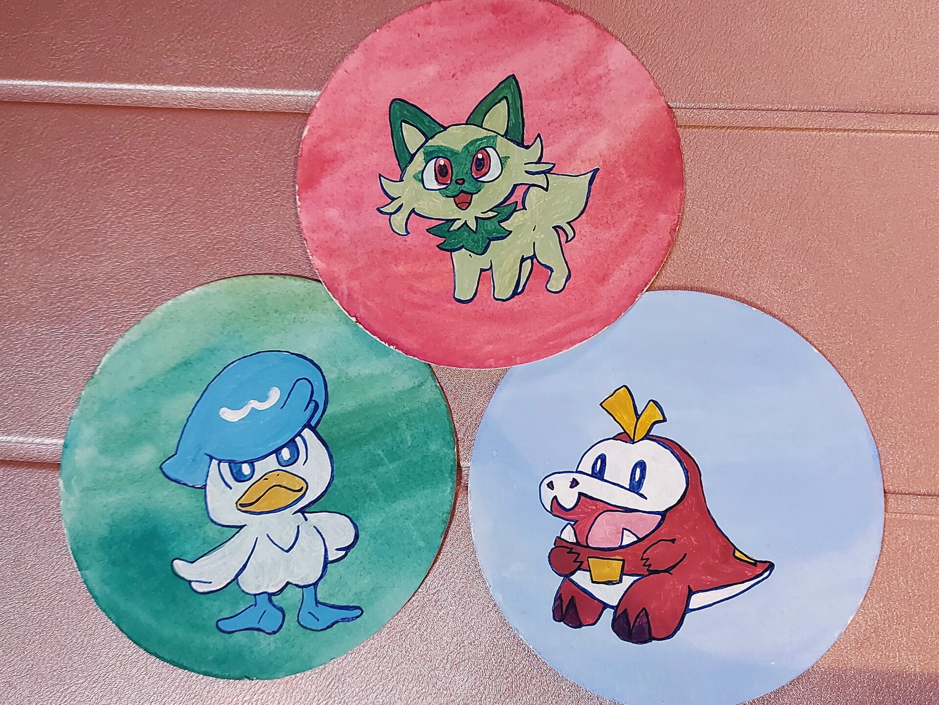 ArtStation - Sprigatito, Quaxly, and Fuecoco Fanart