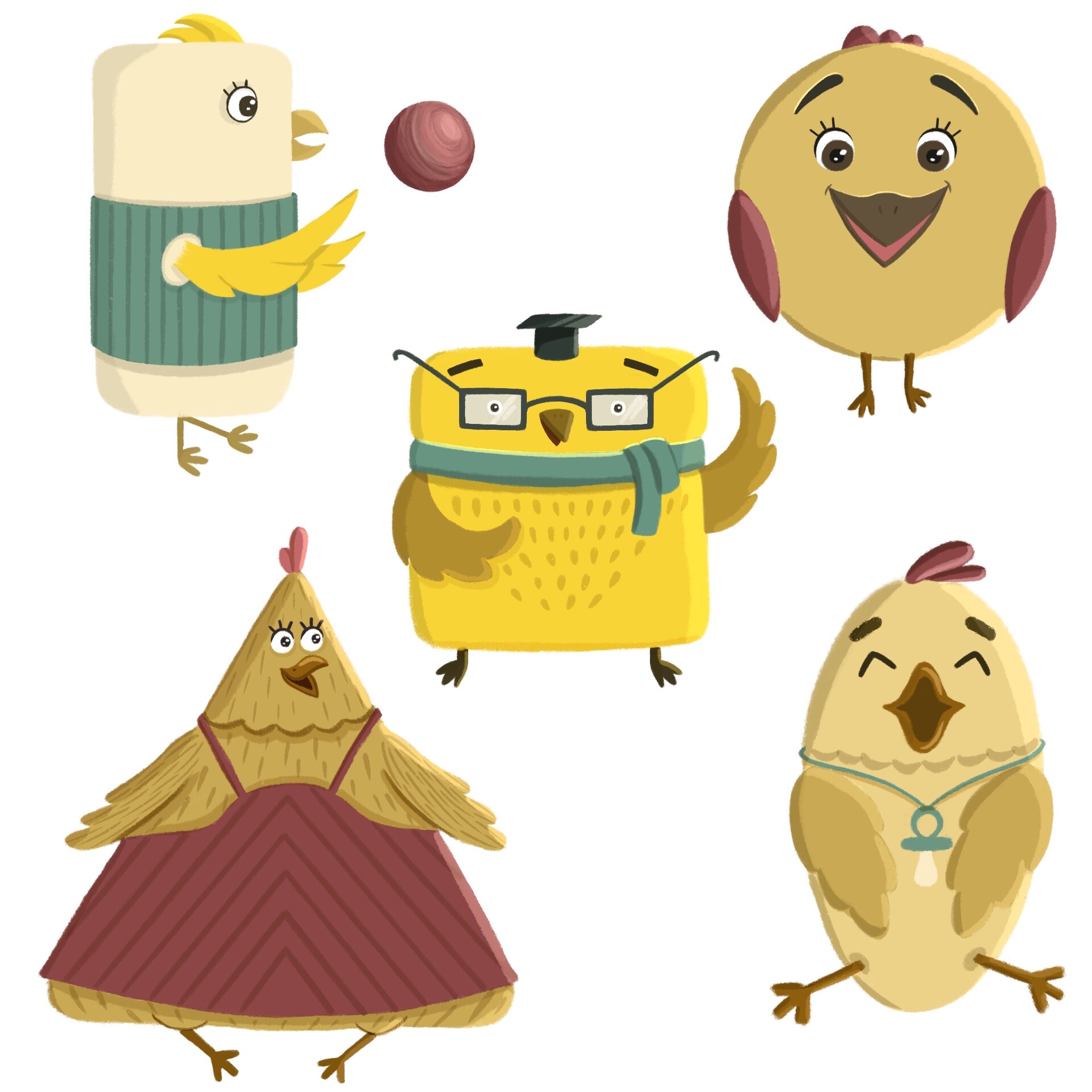 ArtStation - Bird characters