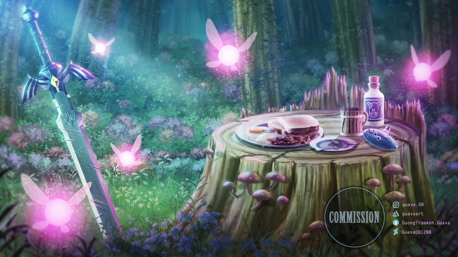 Retro Zelda Wallpaper