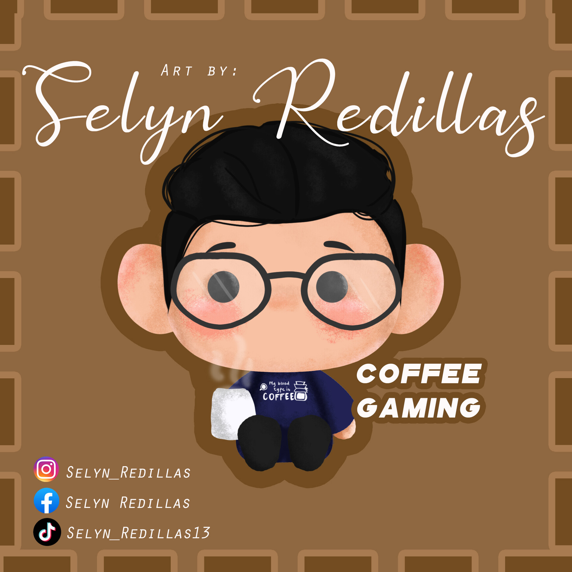 ArtStation - COFFEE GAMING Digital Art Using Adobe Photoshop By Selyn ...