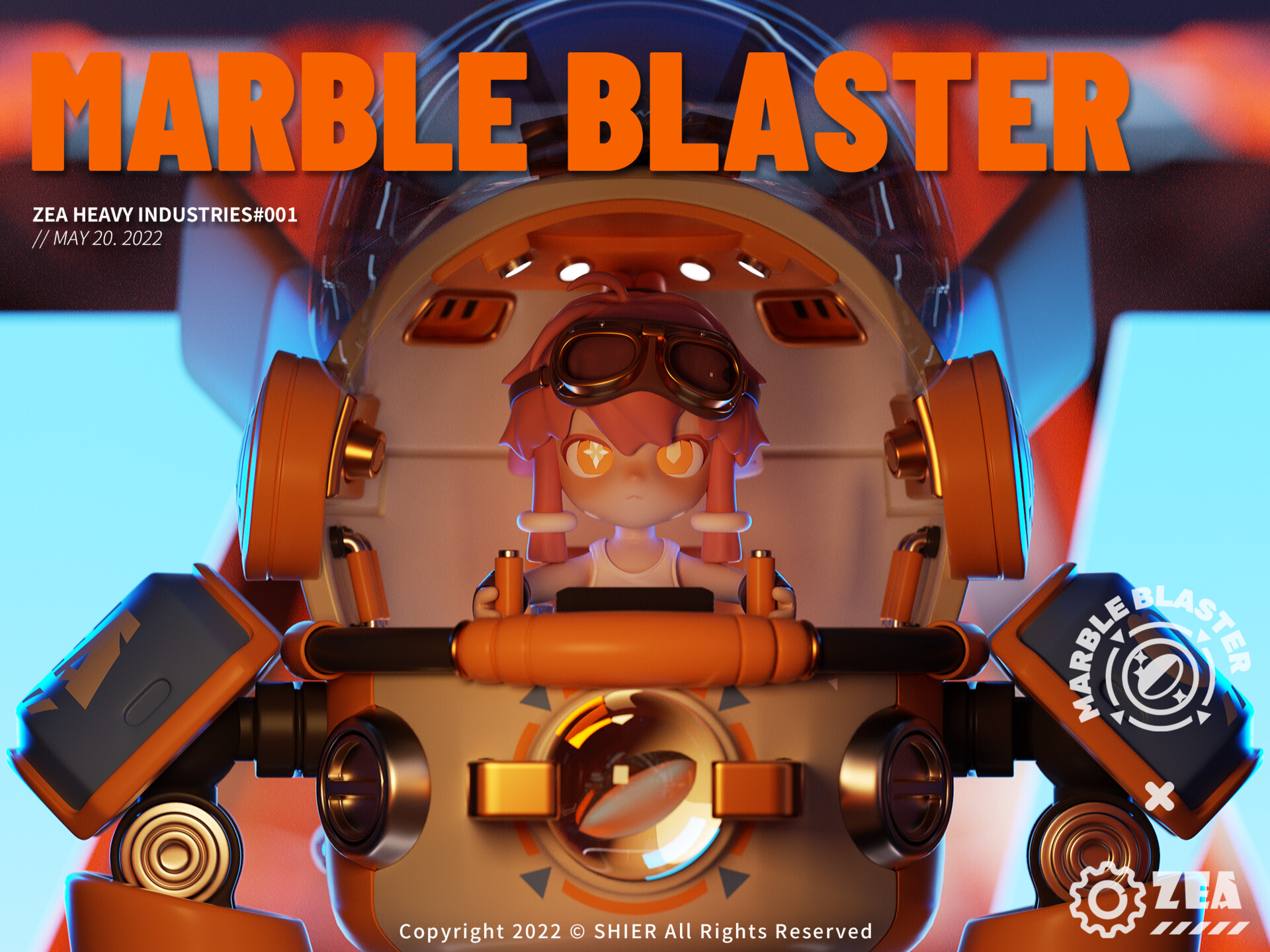 SHIER十二碳 - 泽亚重工系列#001号 Marble Blaster