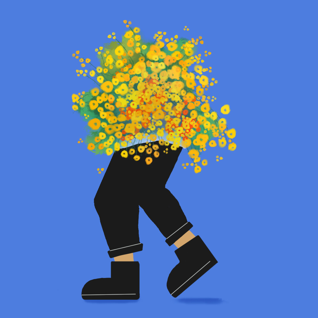 ArtStation - Flower man