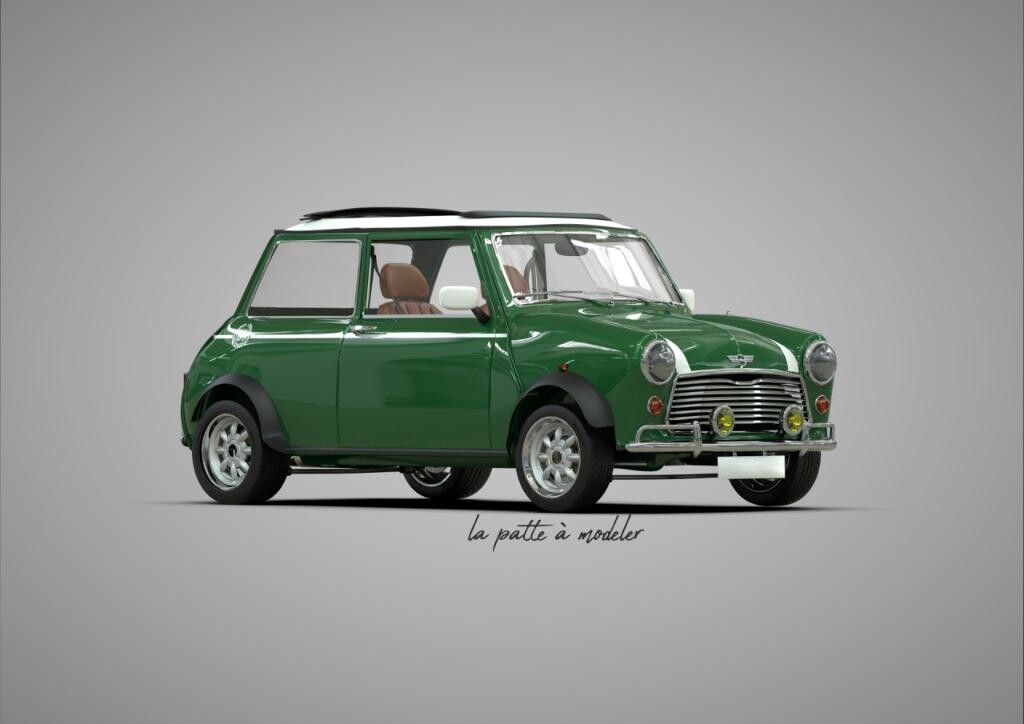 ArtStation - Austin Mini Cooper