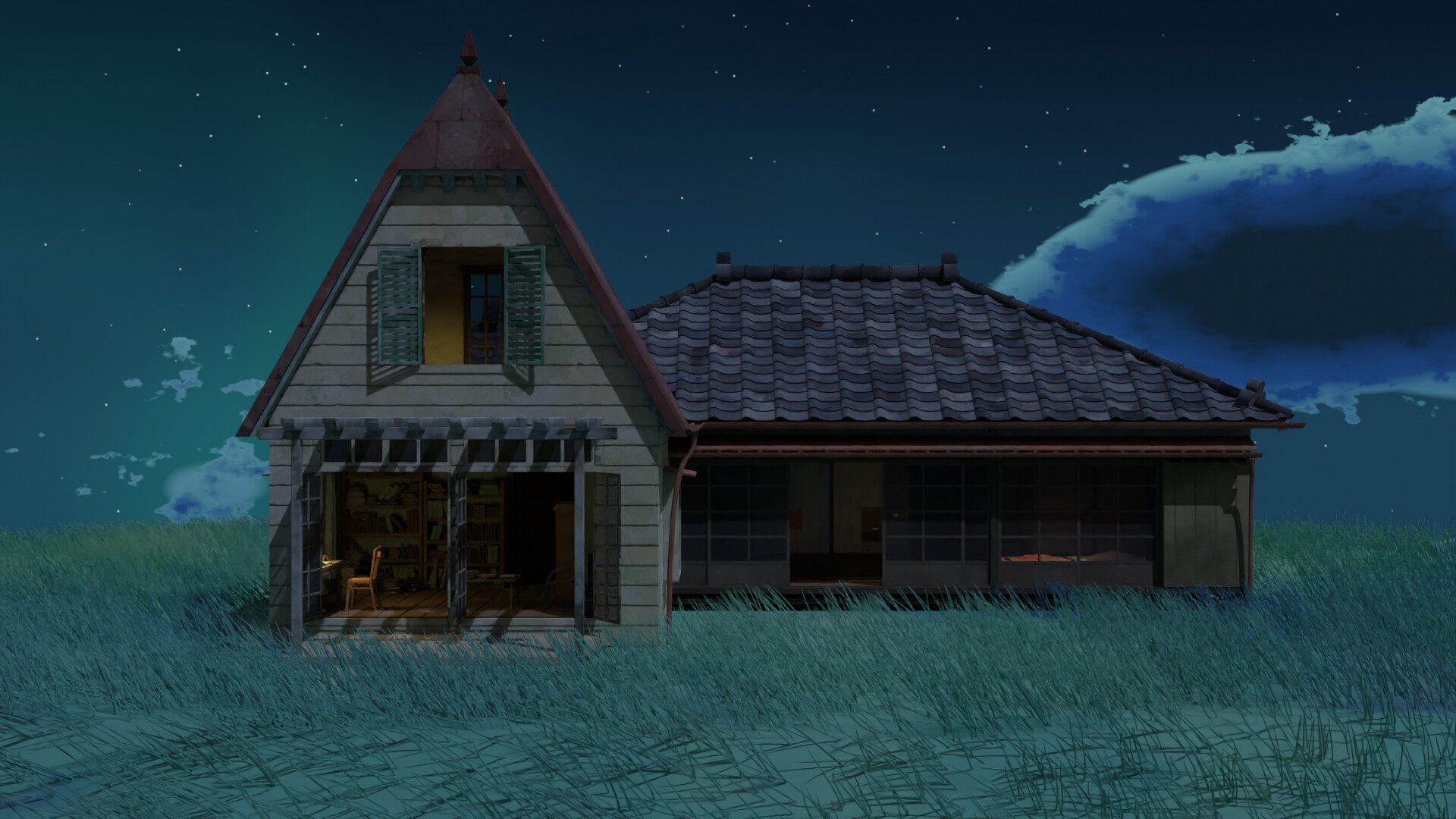 ArtStation - Tonari no Totoro : House