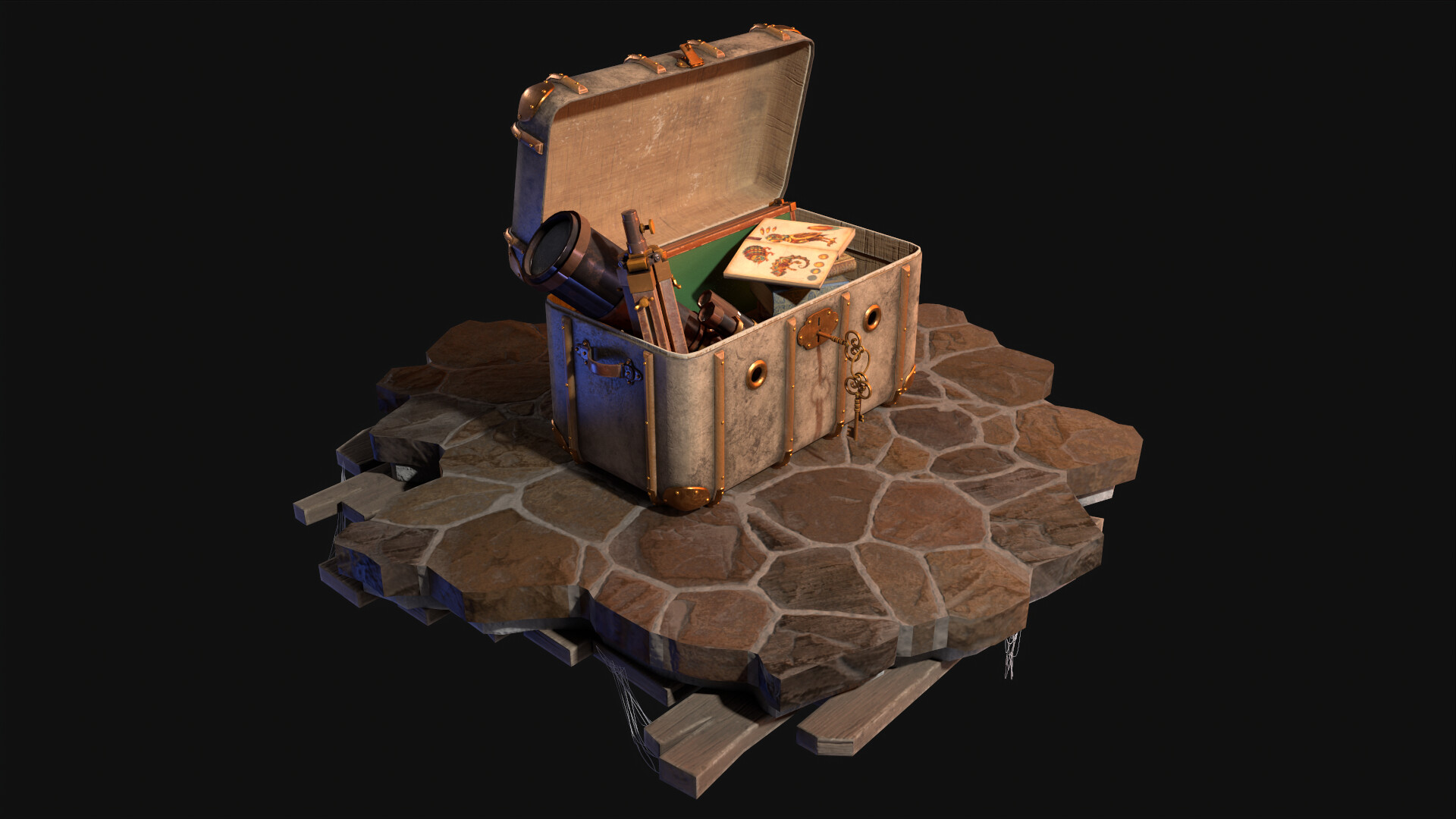 ArtStation - Steampunk - Chest