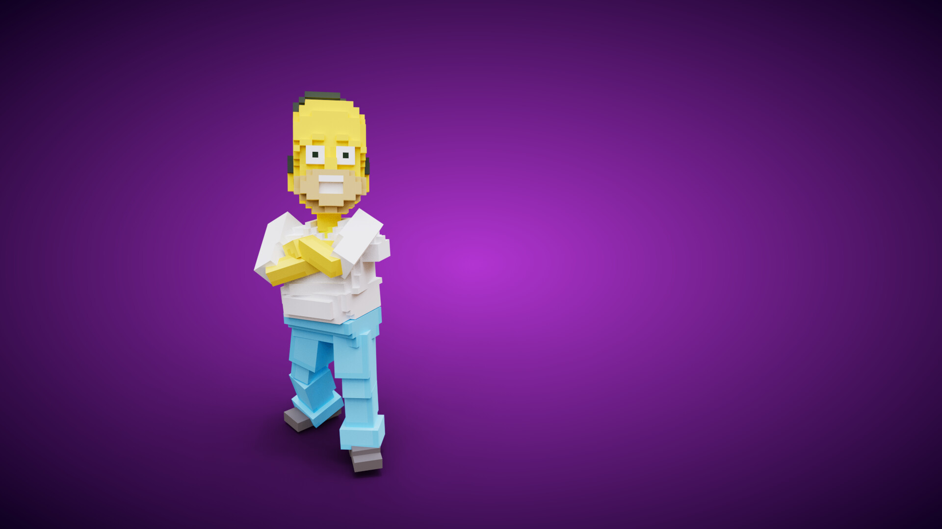 ArtStation - HOMER SIMPSON - Fan Art