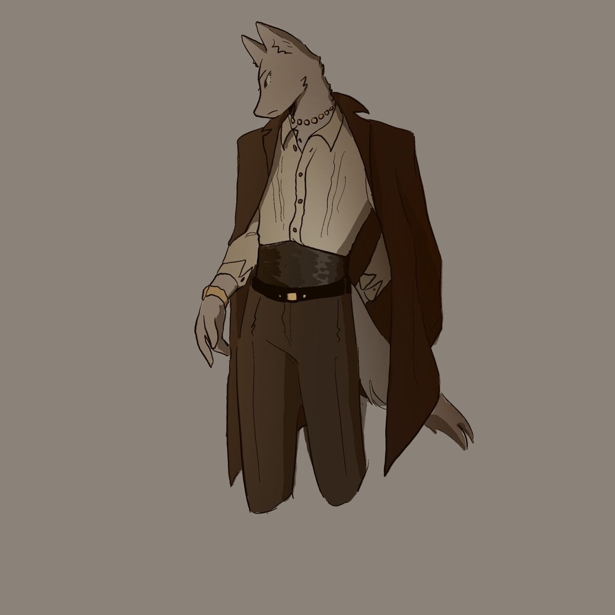 ArtStation - vintage dog OC