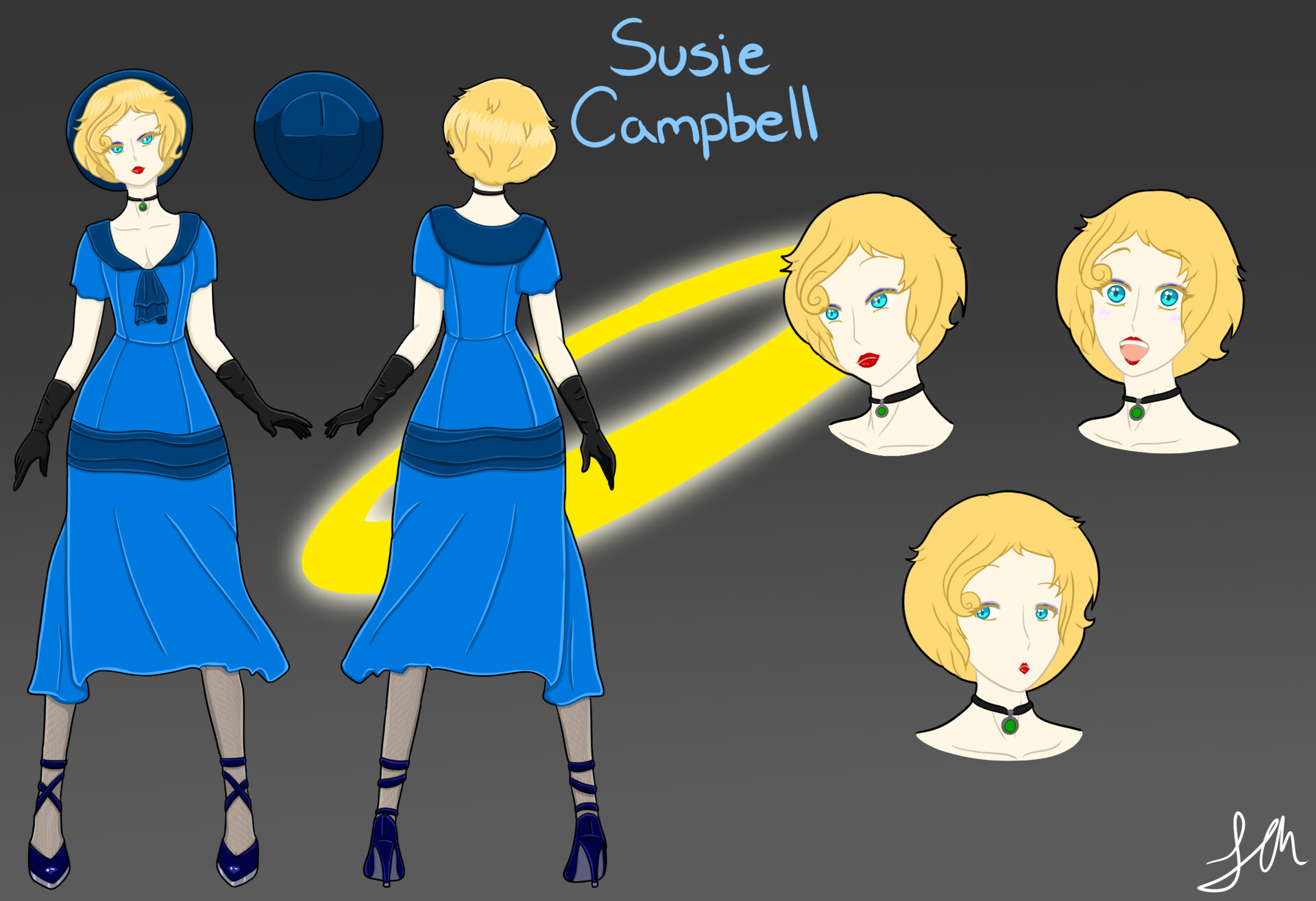 ArtStation - Susie Campbell/Alice Angel Reference Sheet