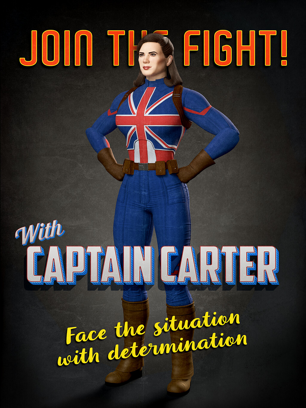 ArtStation - Captain Carter's Recruitment Poster