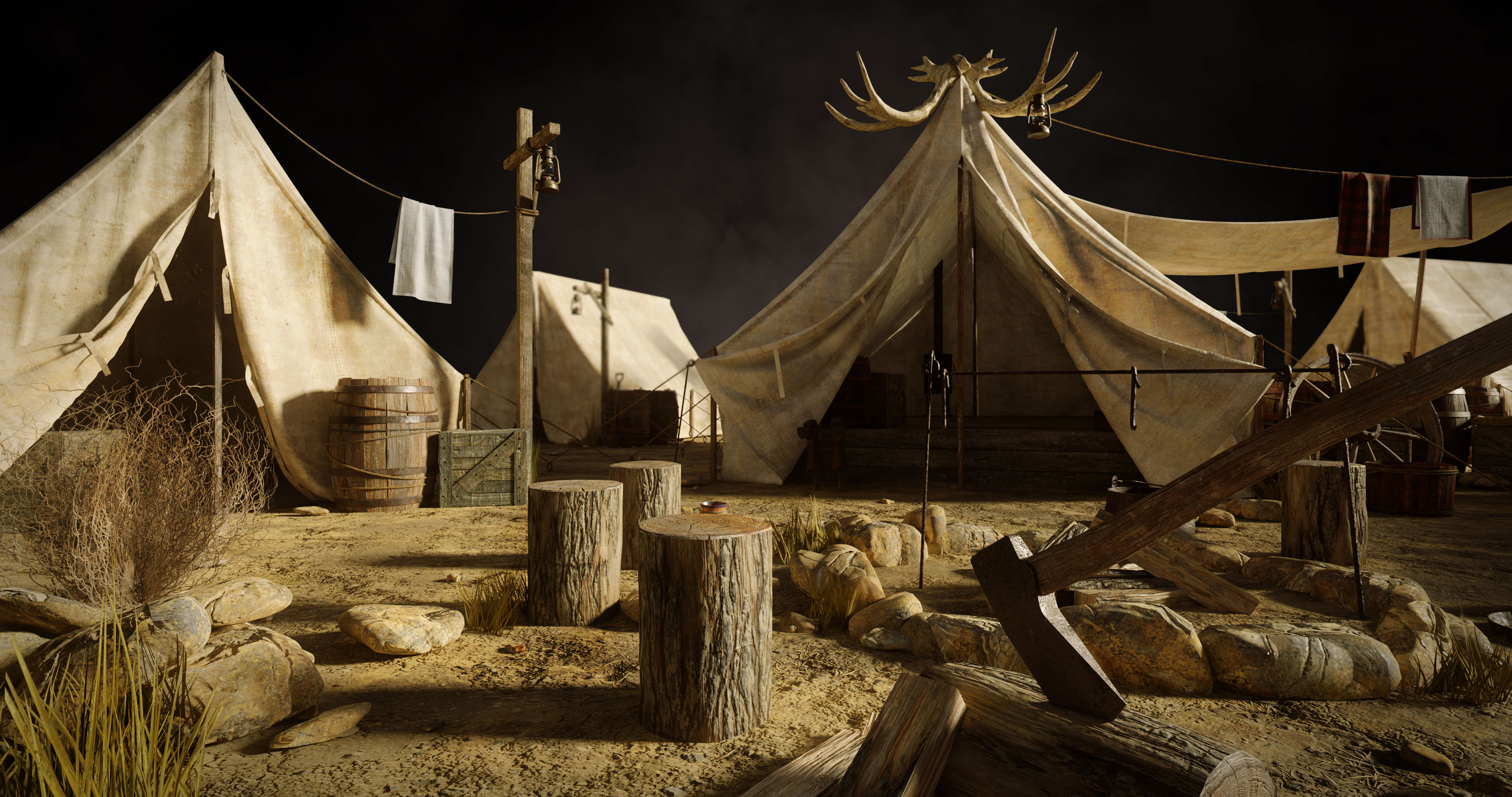 KitBash3D - OUTLAW - 3D Asset Kit