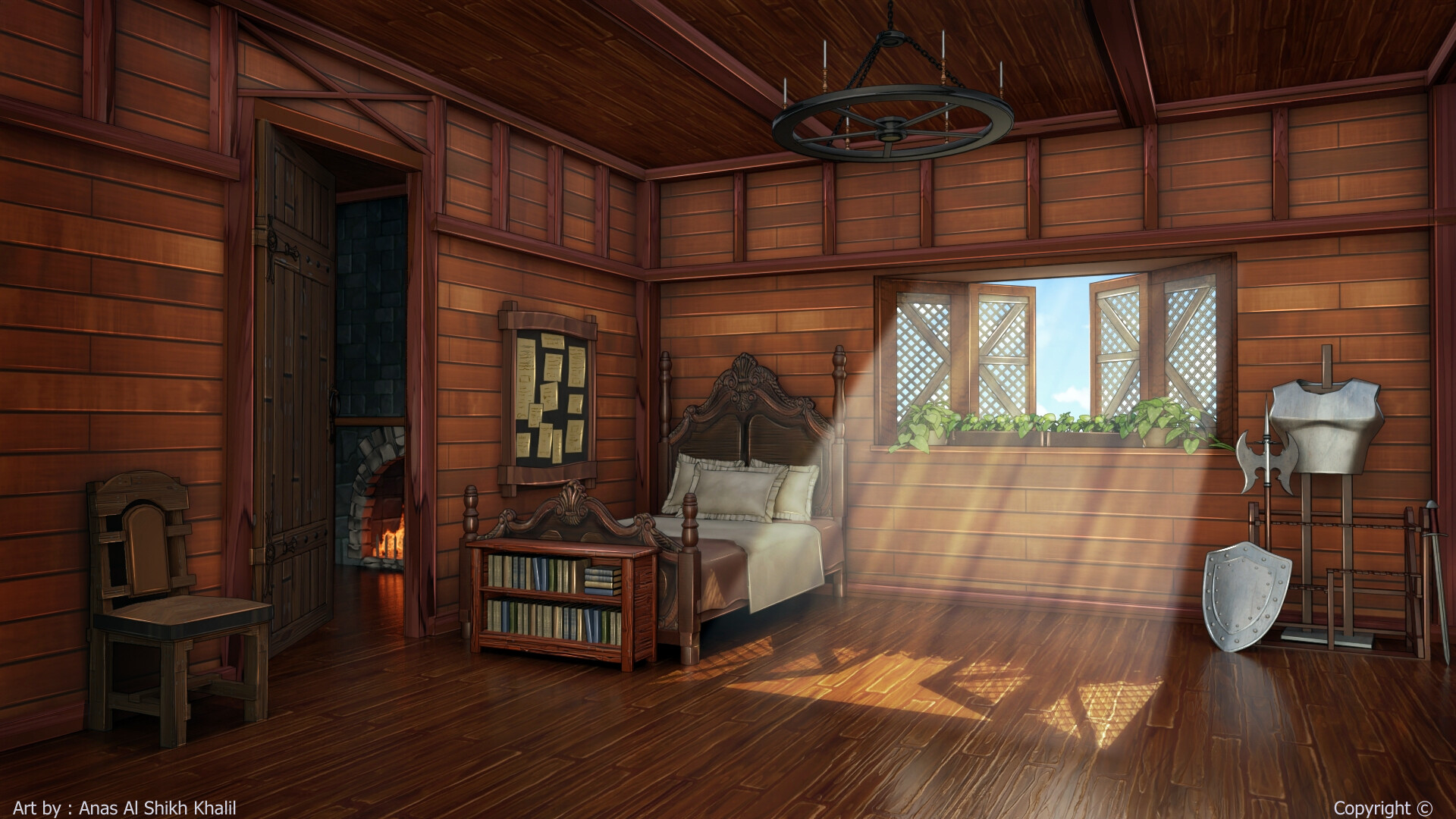 ArtStation - Medieval Room - Anime Style