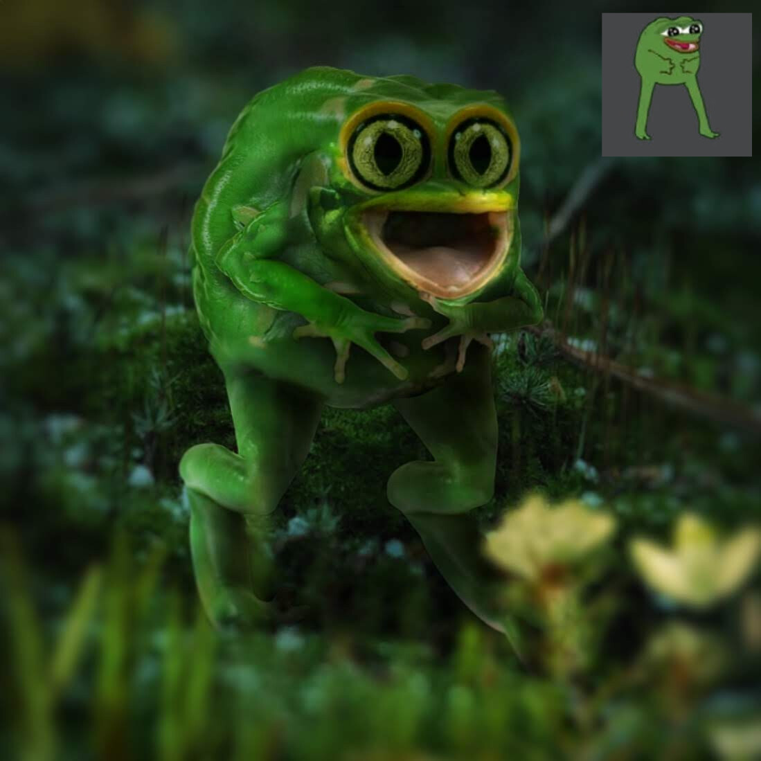 frogs with human teeth