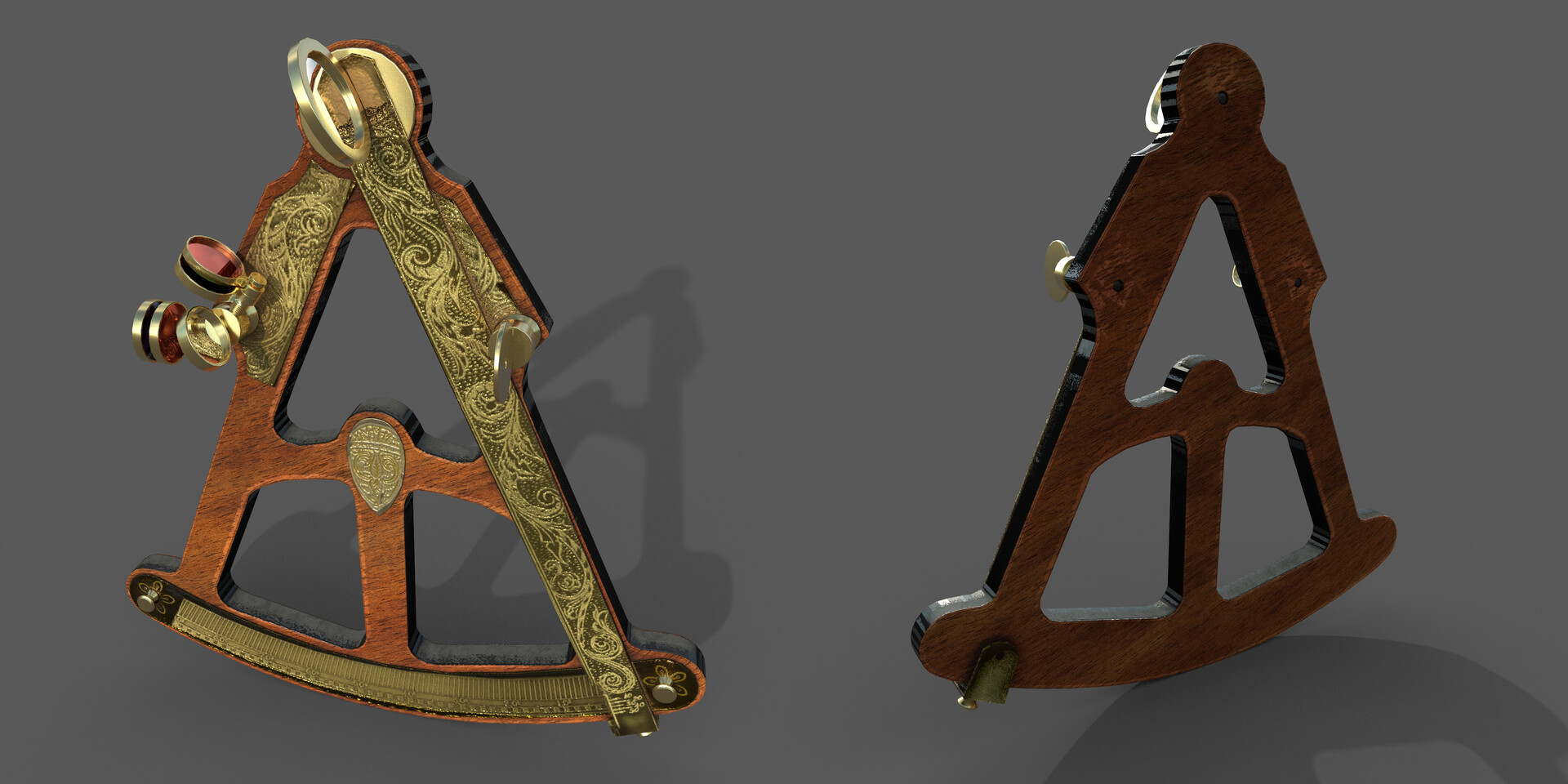 ArtStation - Sextant 3D Model
