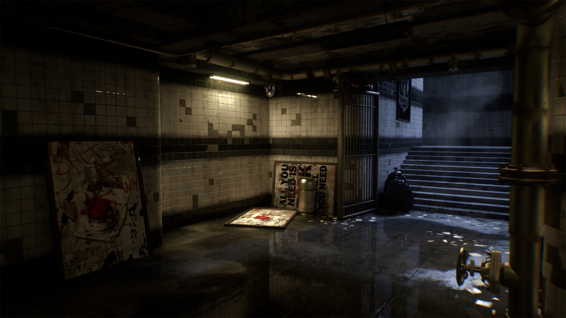 Andrea Alliaud - Subway ReLighting UE5