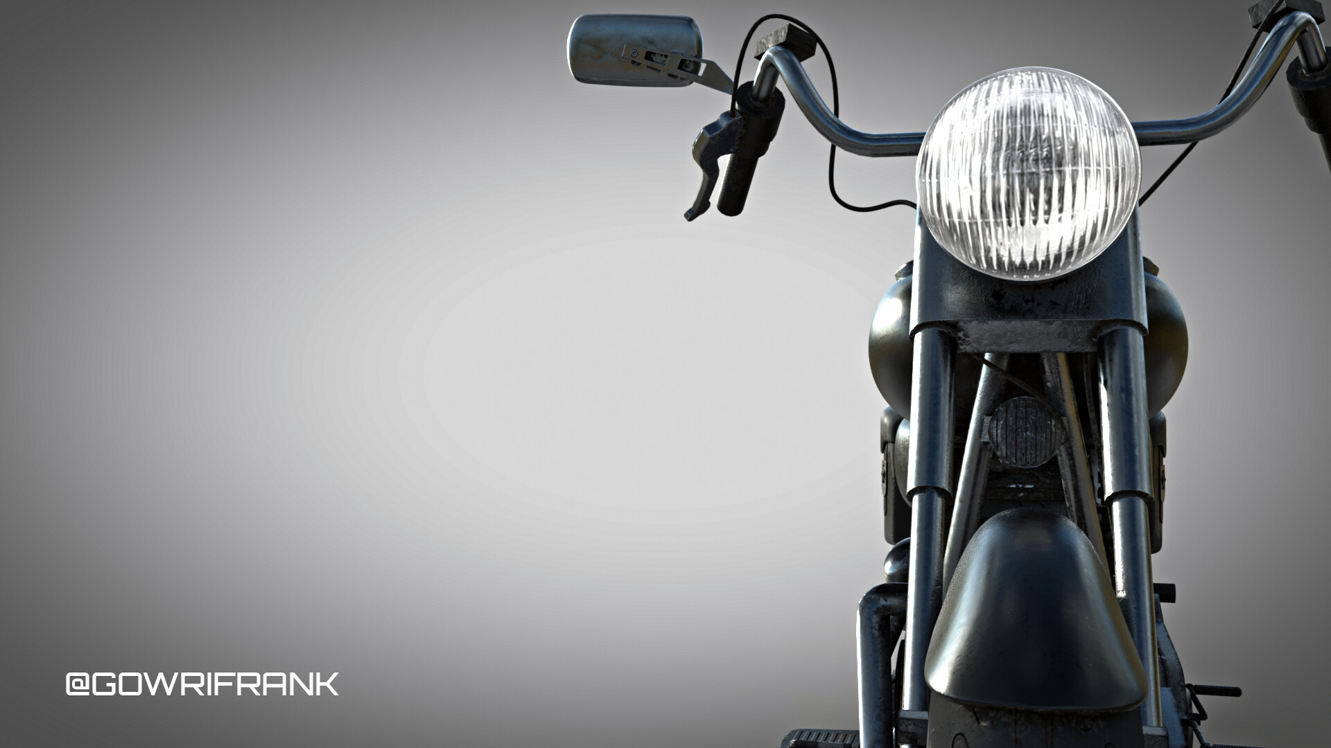 Gowri Sankar - Harley Davidson 1990 FatBoy (Hard Surface Model)