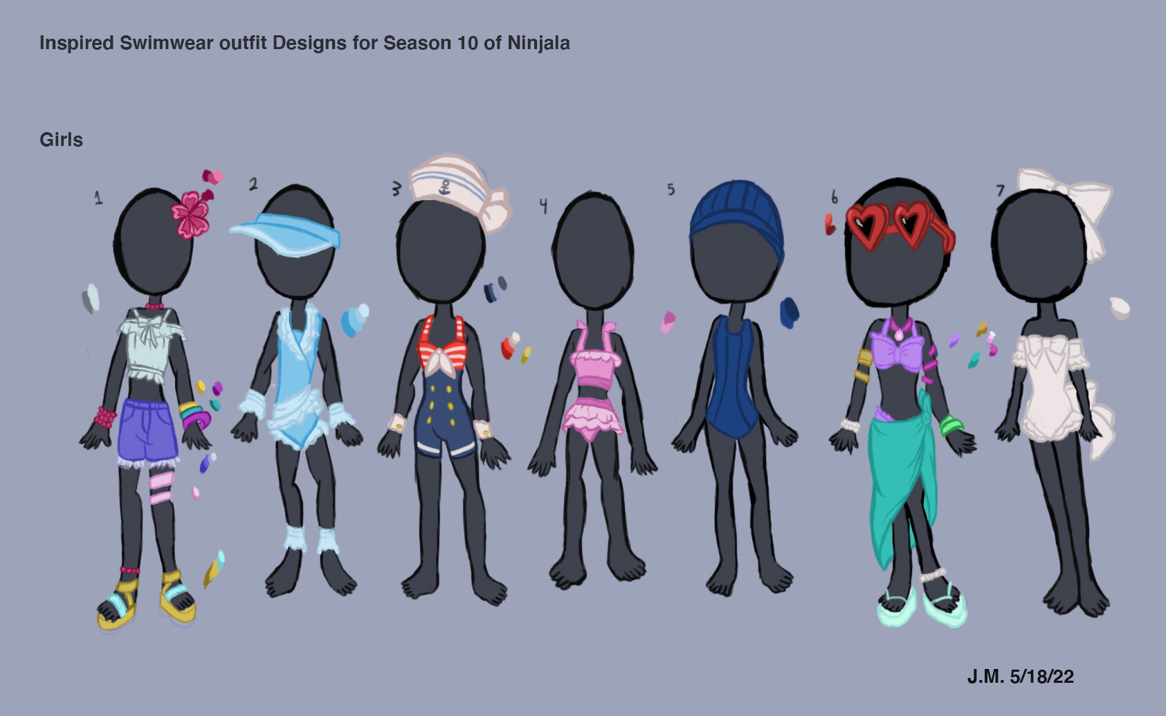 Johanny Milord - Swimwear outfits for Ninjala