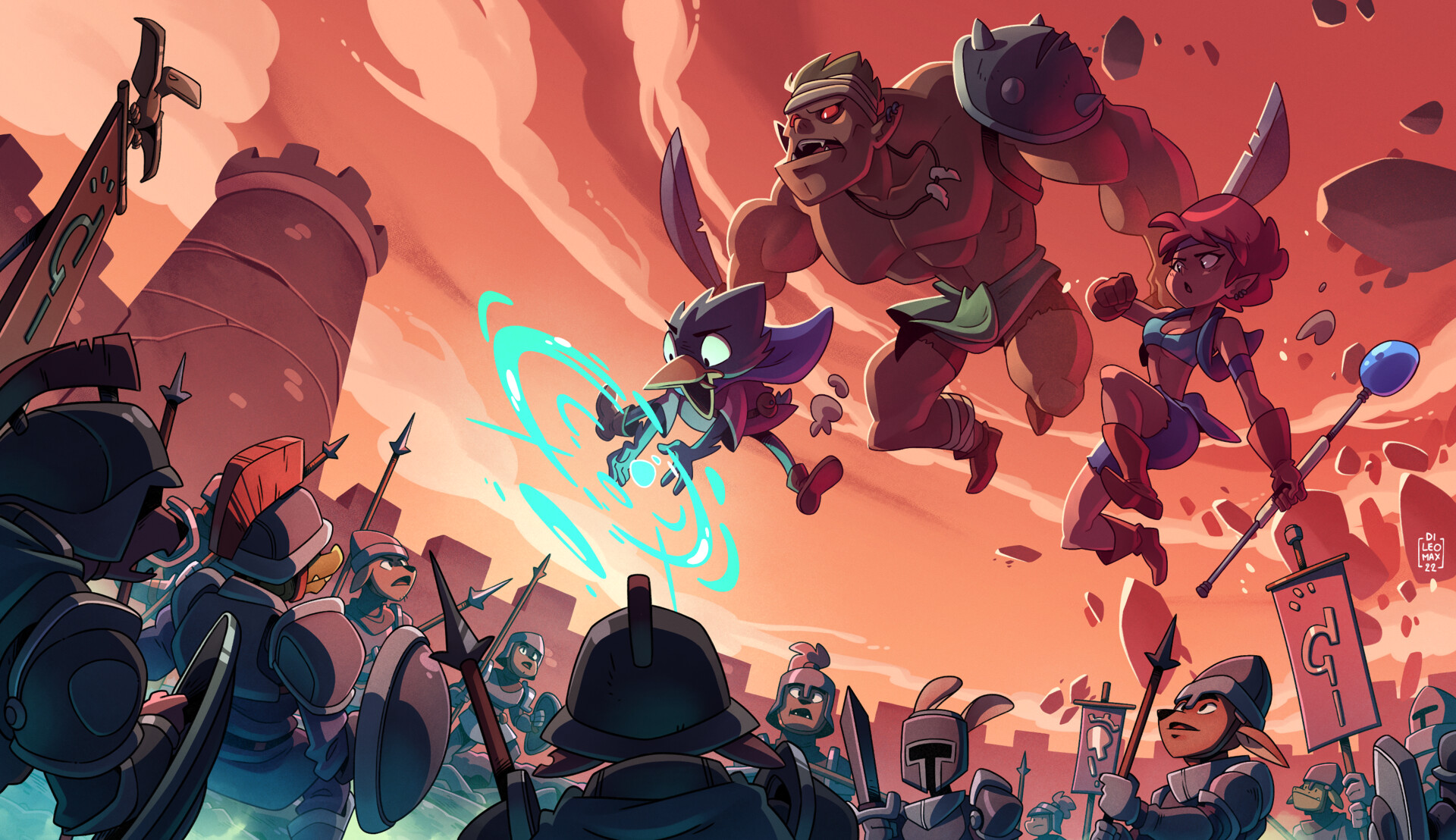 ArtStation - Fantasy battle